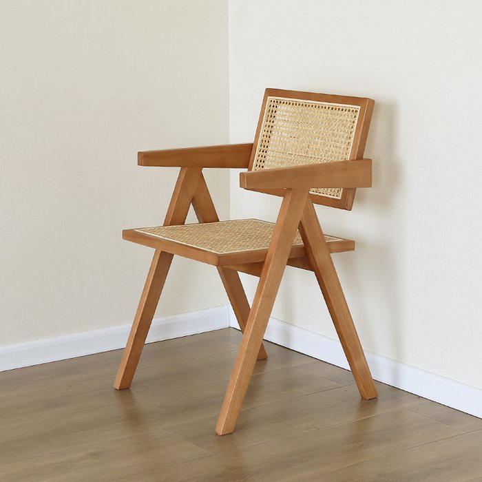 Pierre jeanneret rattan chair store