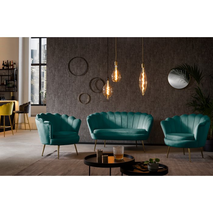 Green shell sofa store